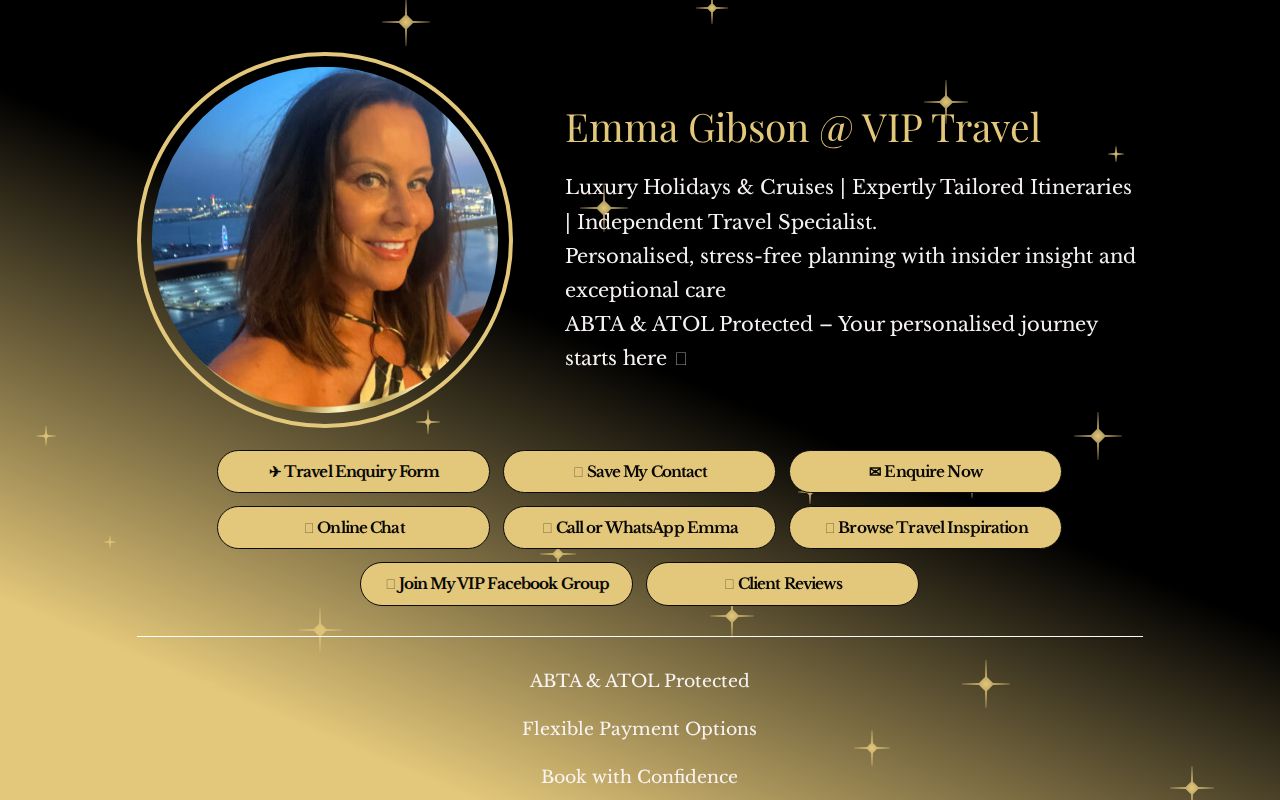 Emma Gibson @ VIP Travel